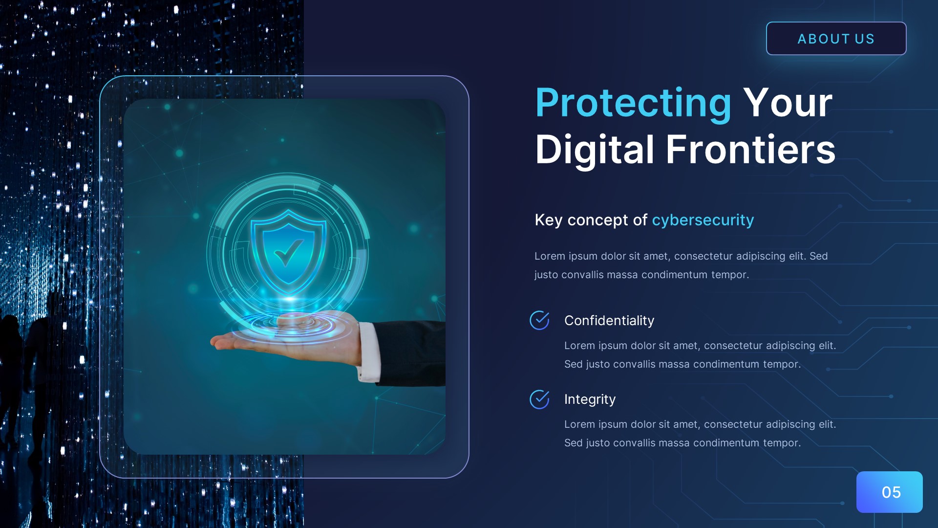 CyberGuard – Cybersecurity Keynote Template, Presentation Templates