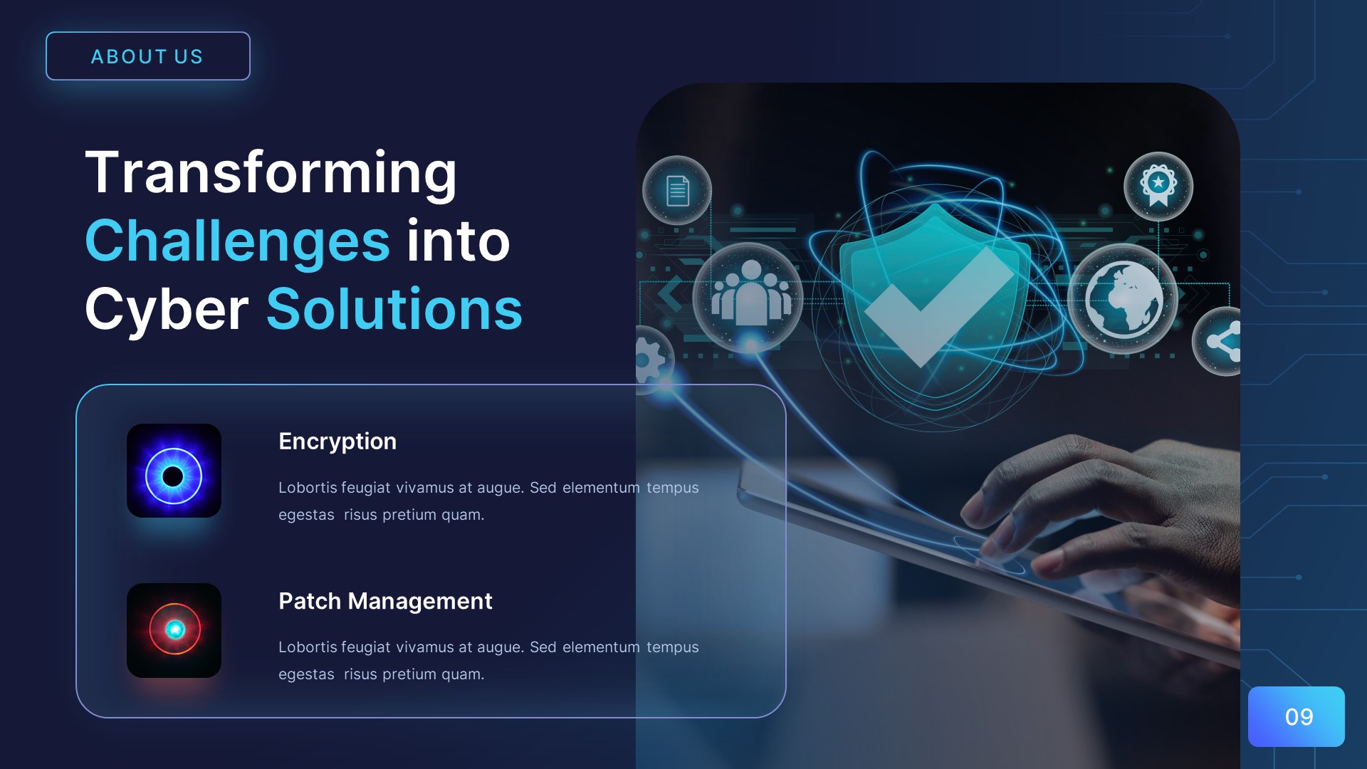 CyberGuard – Cybersecurity Keynote Template, Presentation Templates