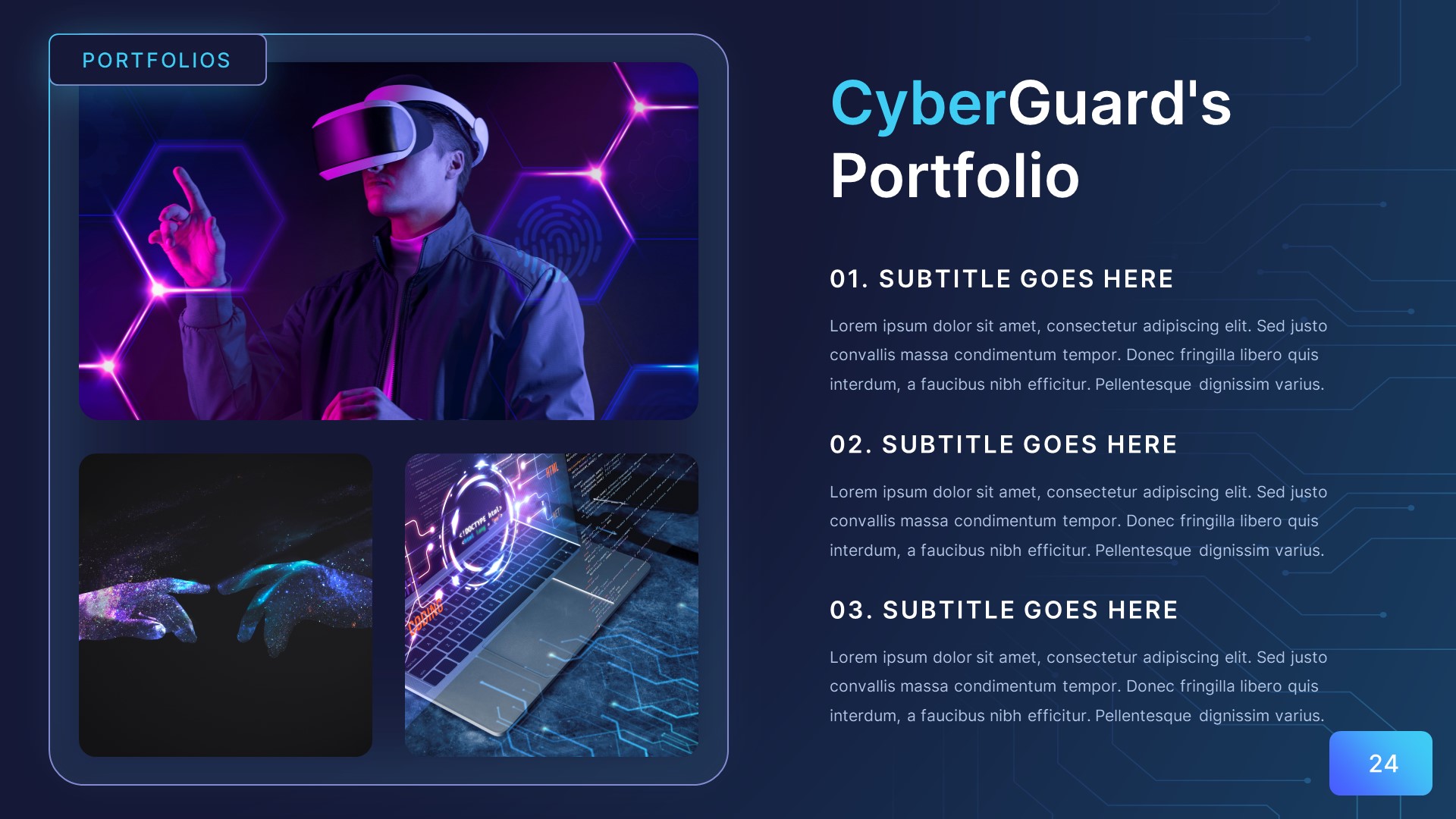 CyberGuard – Cybersecurity Keynote Template, Presentation Templates