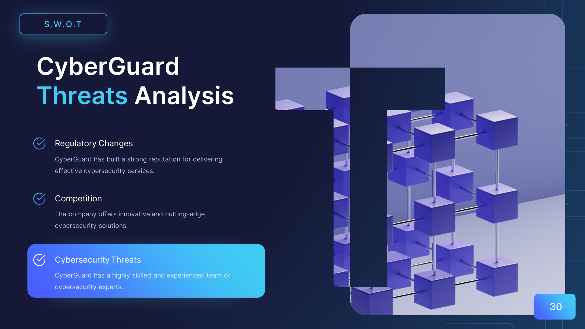 CyberGuard – Cybersecurity Keynote Template, Presentation Templates