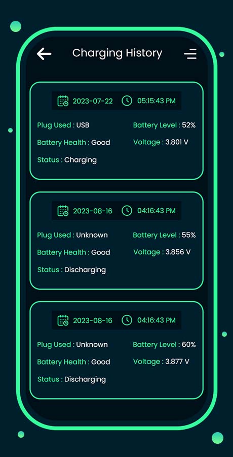 Monitor Battery Status - Level Plus - Battery Health Info - Battery ...