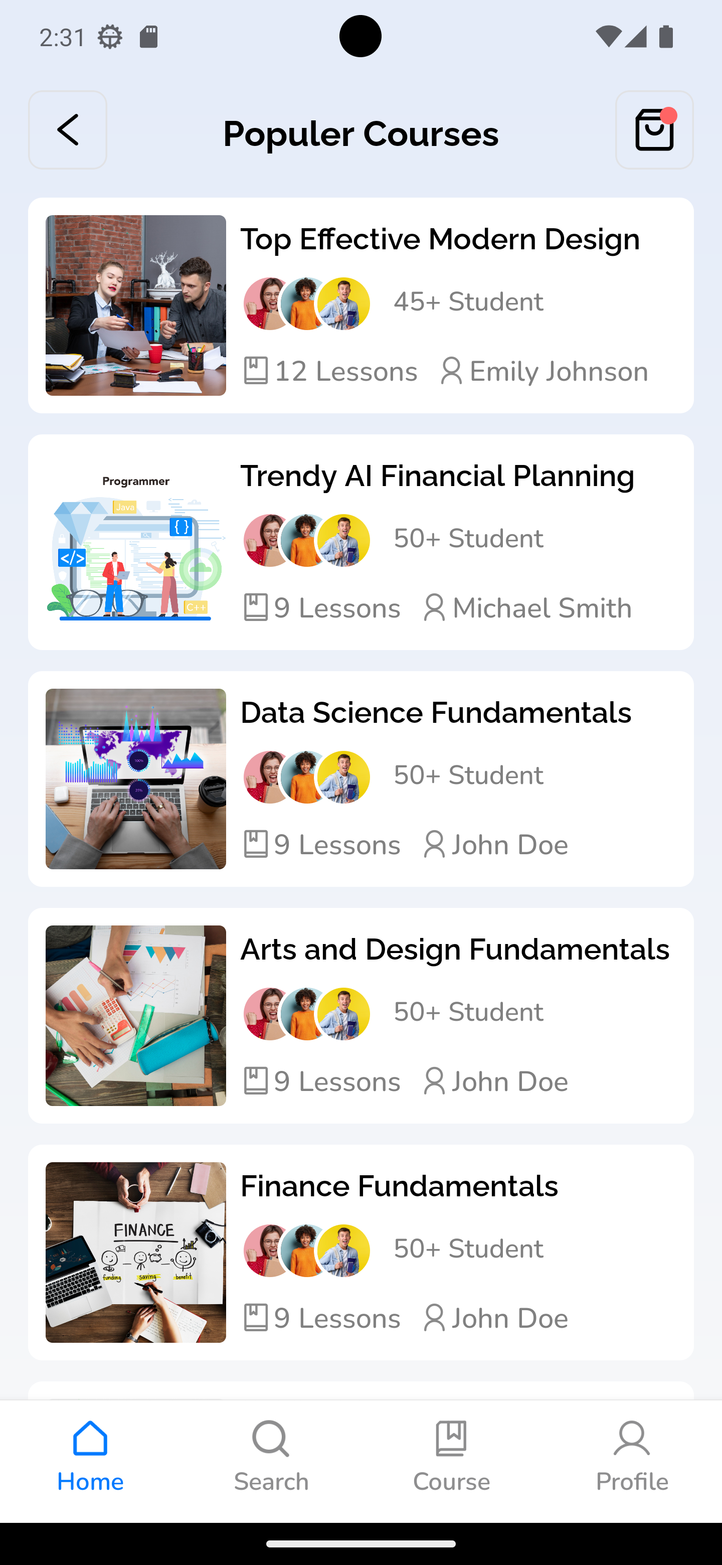 Eduman - React Native Android & iOS Education Template by BDevs ...