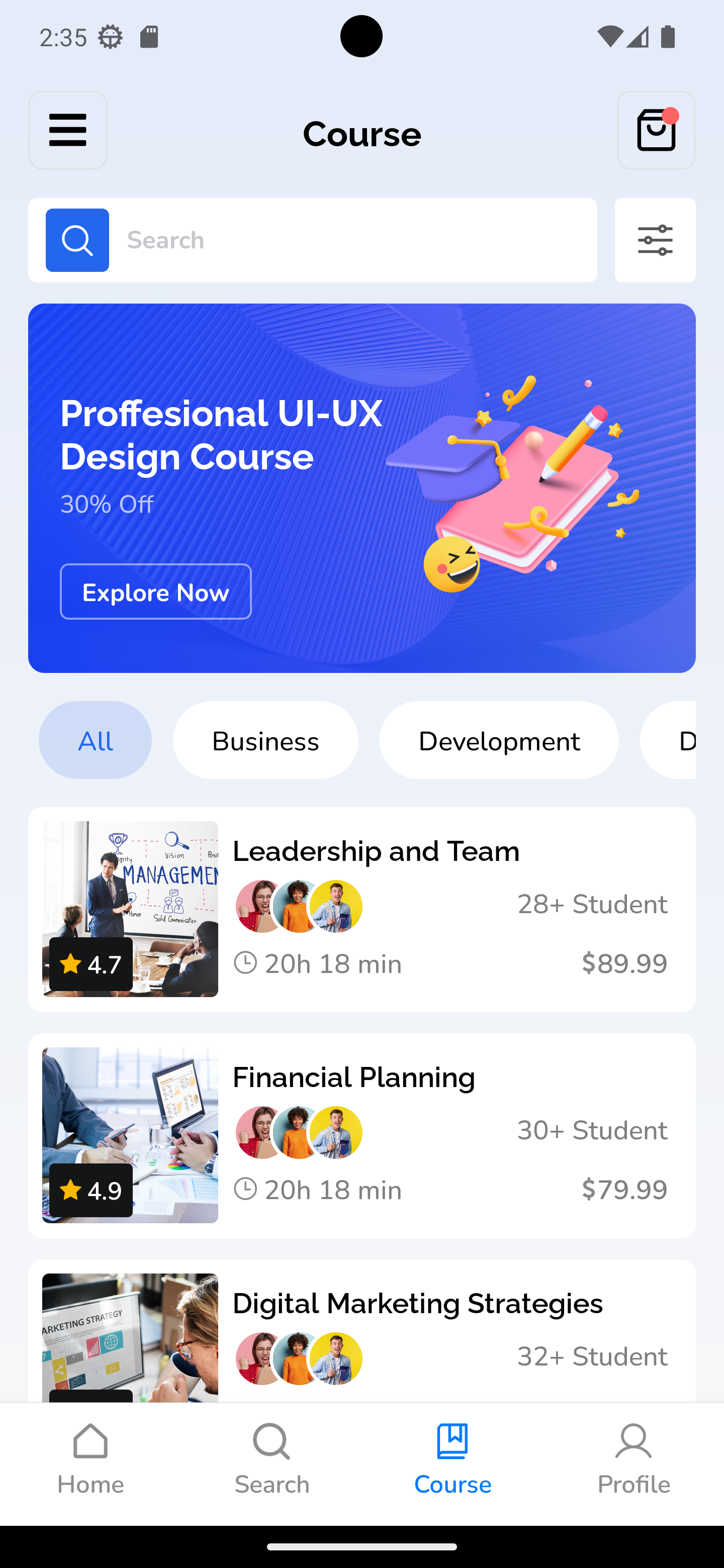 Eduman React Native Android And Ios Education Template By Bdevs Codecanyon