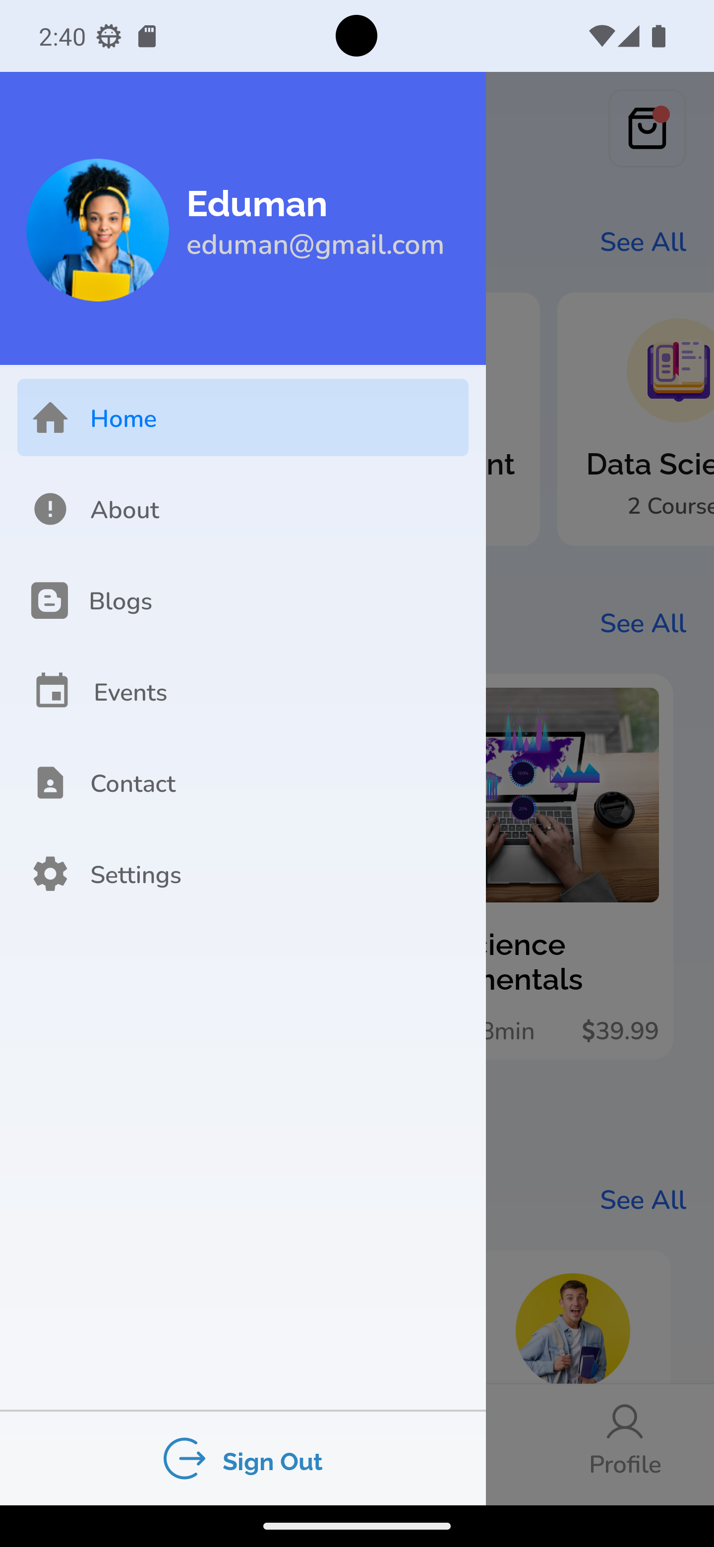 Eduman - React Native Android & iOS Education Template by BDevs ...