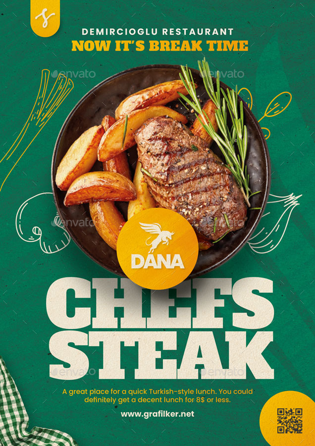 Restaurant Flyer Bundle Templates, Print Templates | GraphicRiver