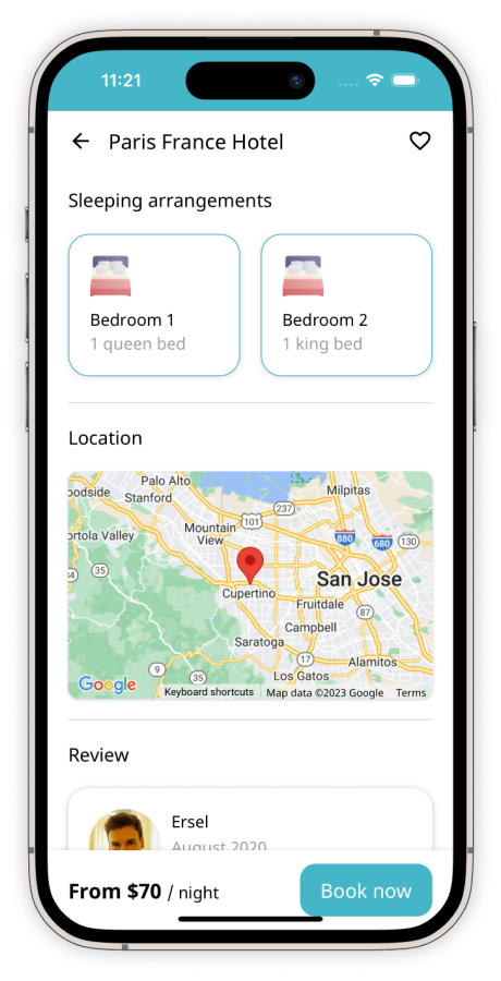 Ionic Hotel Booking and Tour Travel App Template in Ionic | TravelPro ...