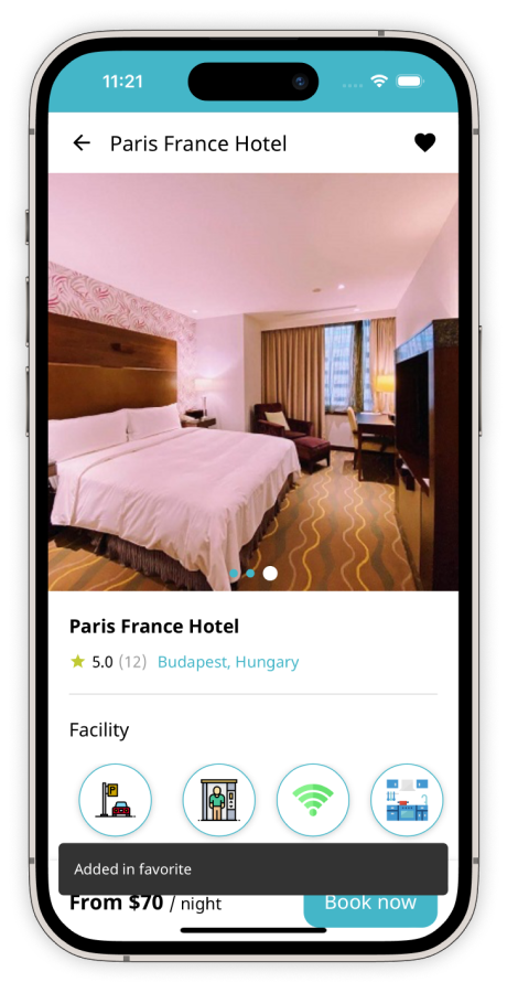 Ionic Hotel Booking and Tour Travel App Template in Ionic | TravelPro ...