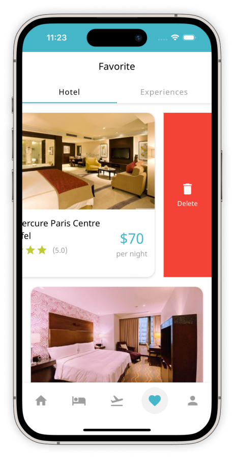 Ionic Hotel Booking and Tour Travel App Template in Ionic | TravelPro ...