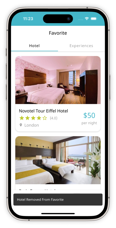 Ionic Hotel Booking and Tour Travel App Template in Ionic | TravelPro ...