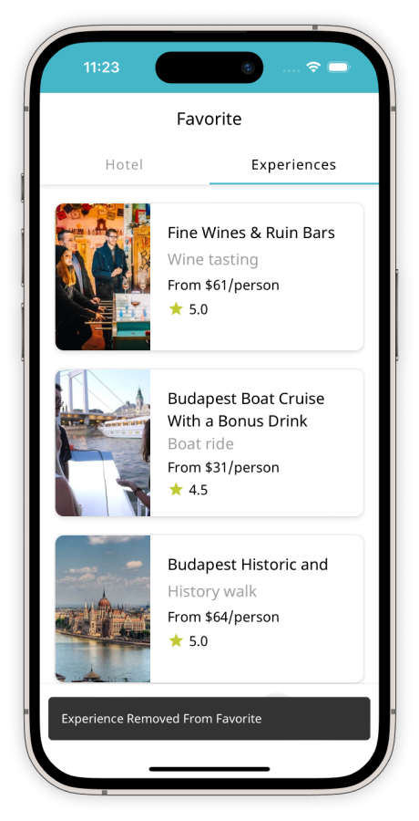 Ionic Hotel Booking and Tour Travel App Template in Ionic | TravelPro ...