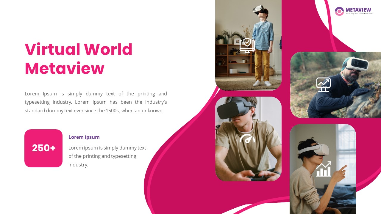 Metaview – VR Tech Google Slide Presentation Template, Presentation ...