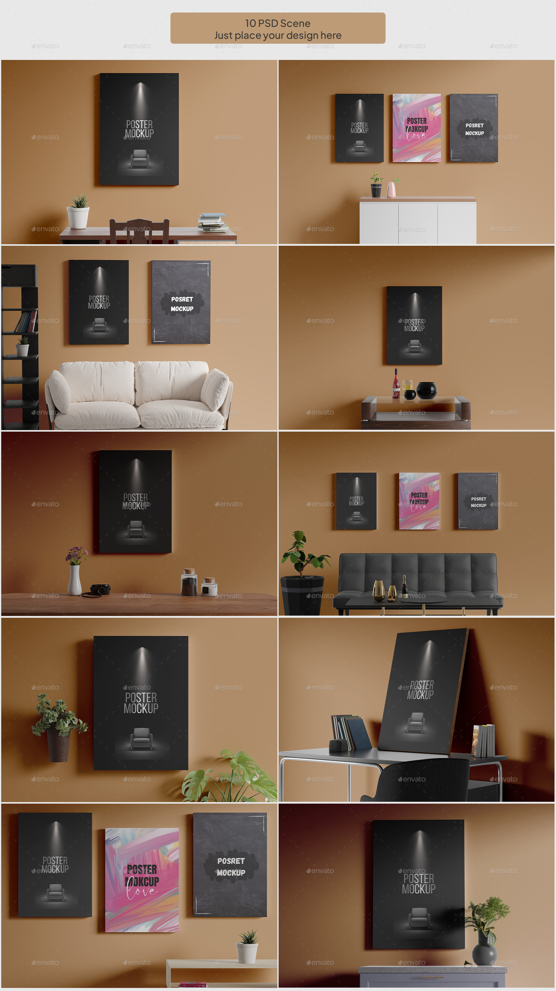 Realistic Poster Mockup, Graphics | GraphicRiver