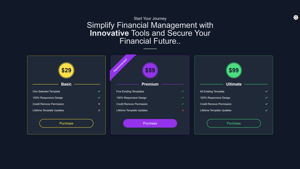 MkPricing - Your Ultimate Pricing Table TailwindCSS HTML Template by ahlfagon