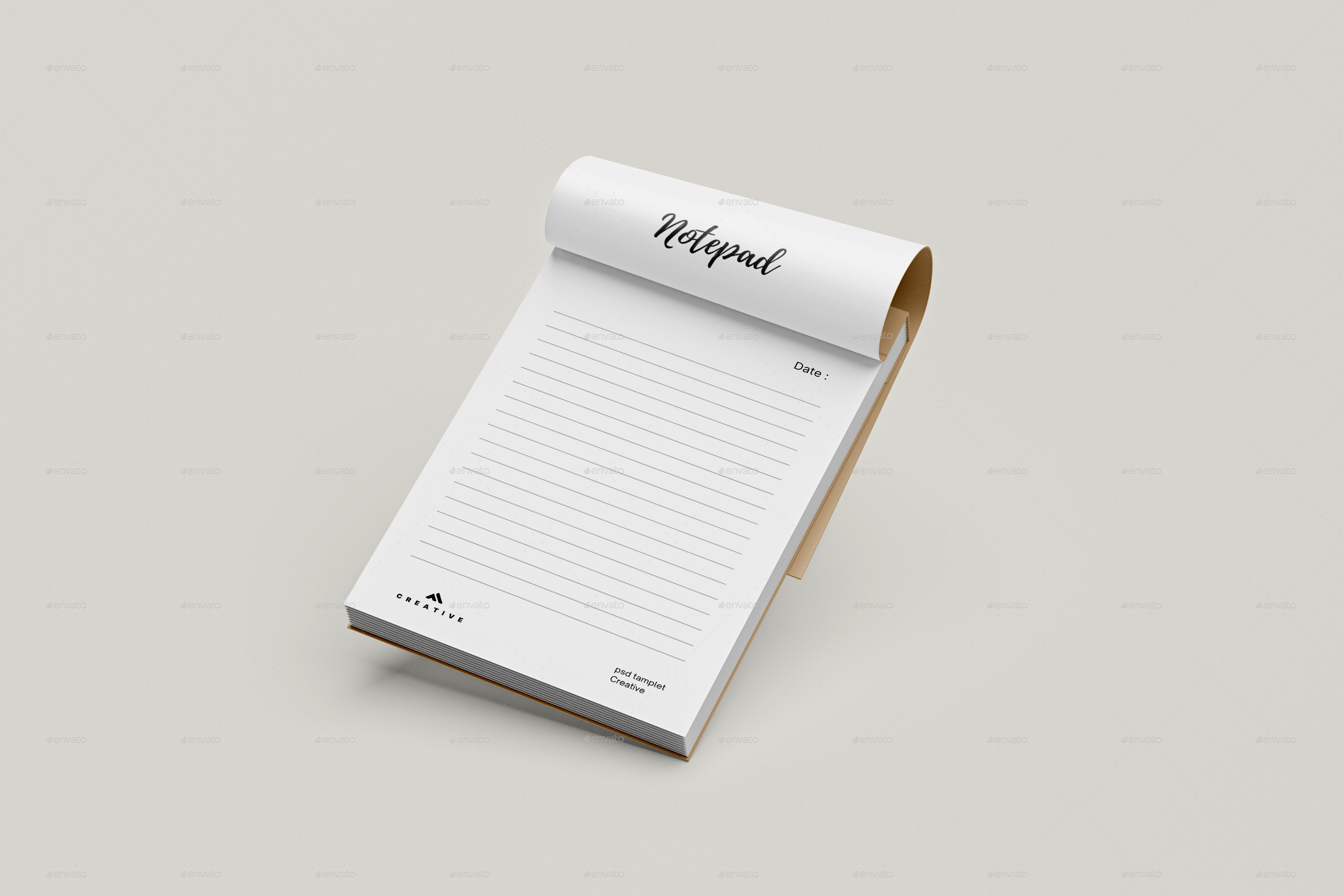 Notepad Mockup, Graphics | GraphicRiver
