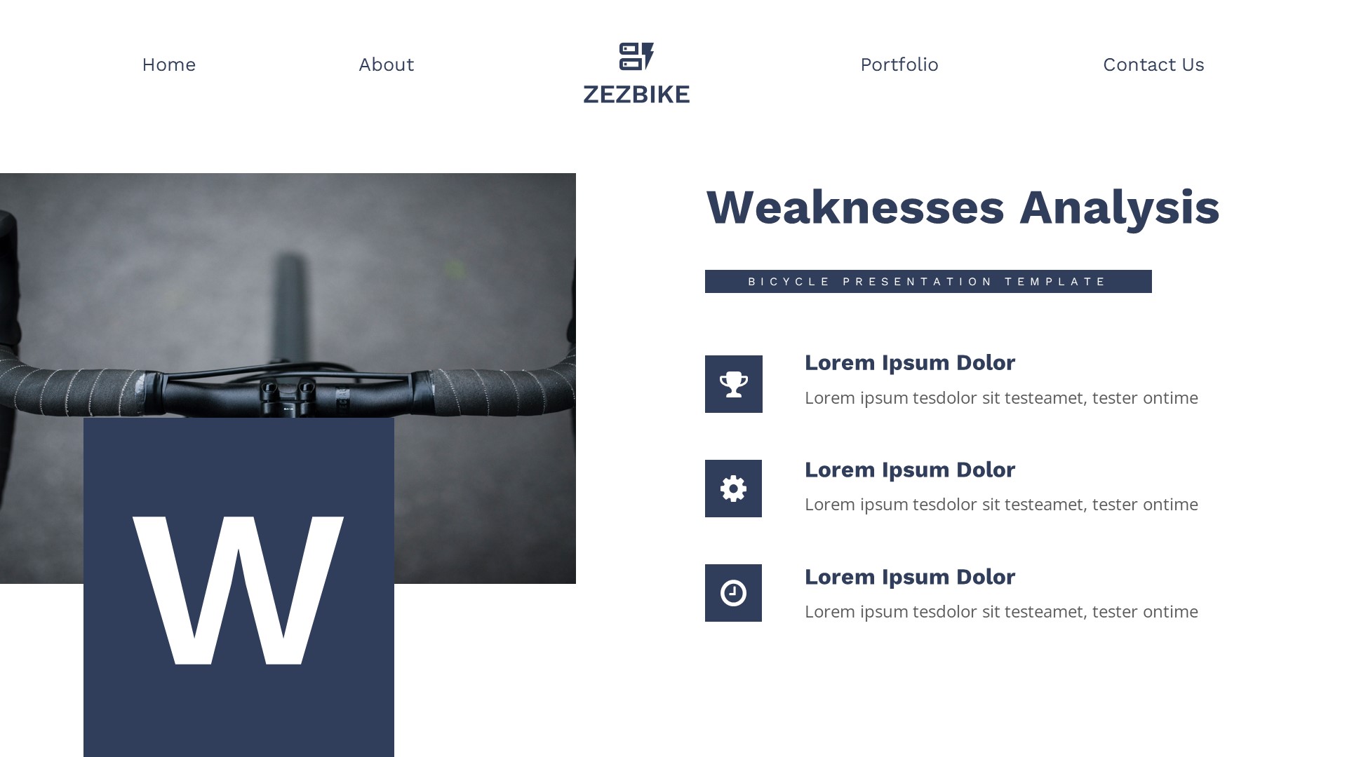 Zezbike - Bicycle Google Slides Template, Presentation Templates ...