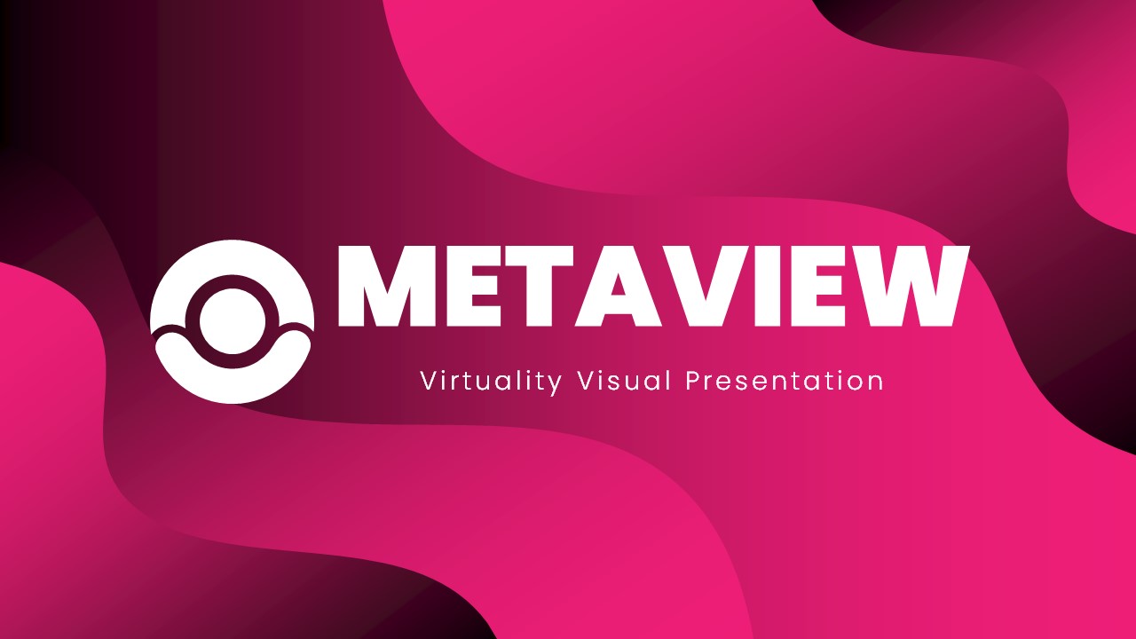 Metaview – VR Tech Keynote Presentation Template, Presentation Templates