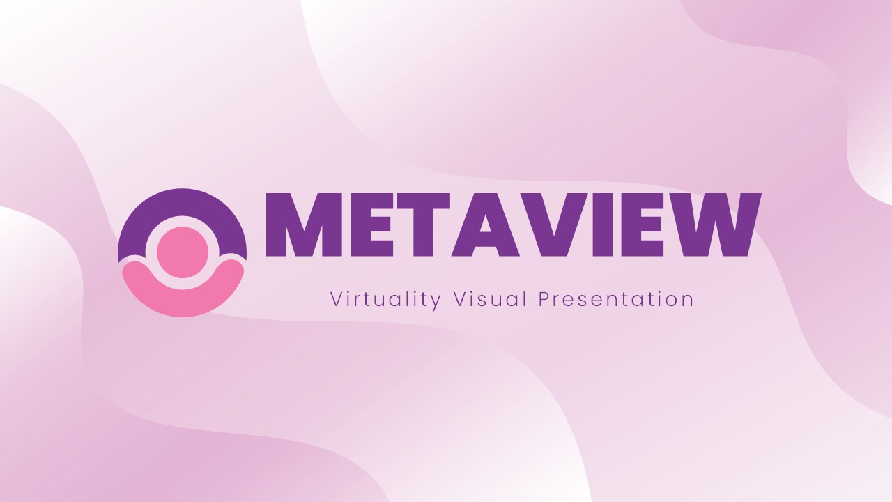 Metaview – VR Tech Keynote Presentation Template, Presentation Templates