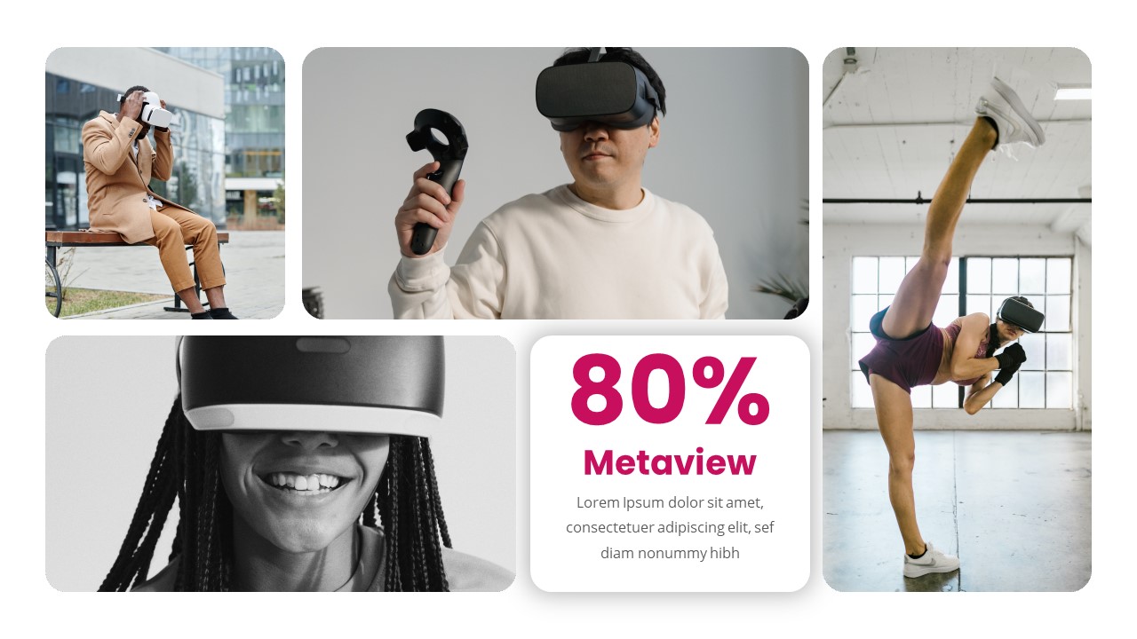 Metaview – VR Tech Keynote Presentation Template, Presentation Templates