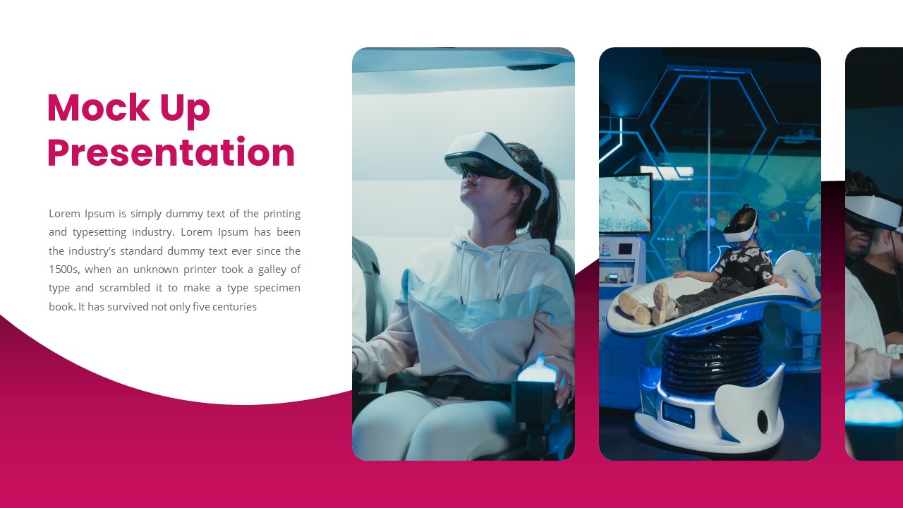 Metaview – VR Tech Keynote Presentation Template, Presentation Templates