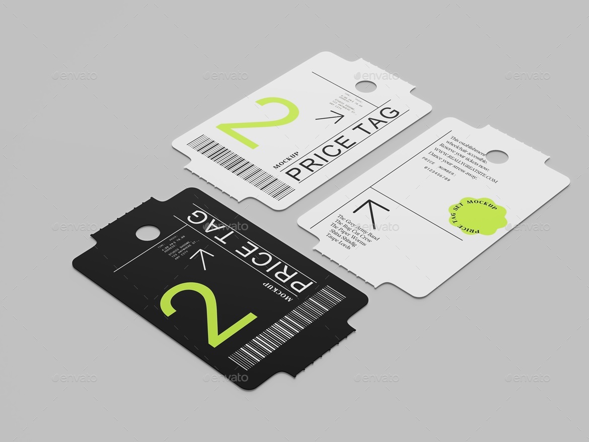 Price Tag Mockup, Graphics | GraphicRiver