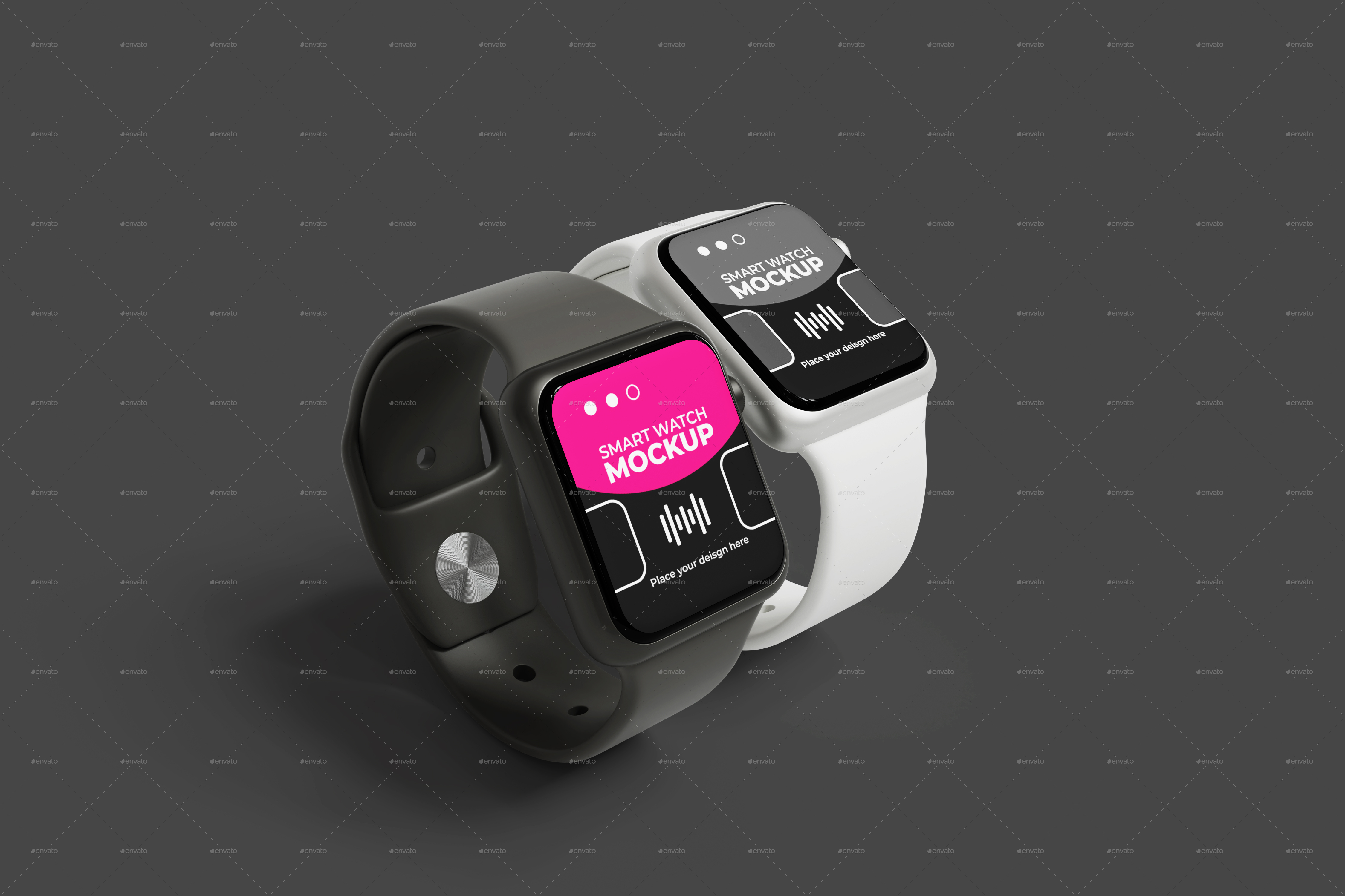 Smartwatch Mockups, Graphics | GraphicRiver