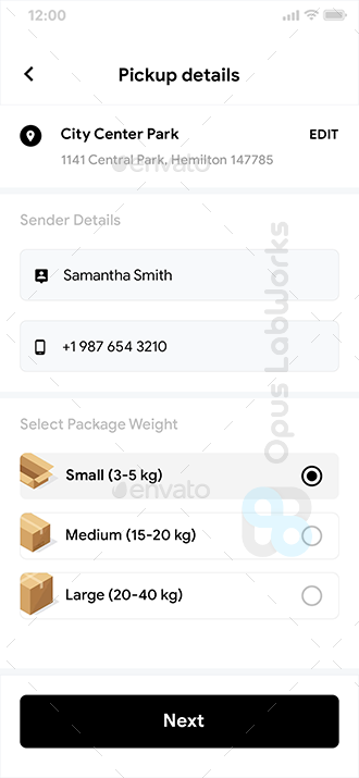 Cab Booking App UI | Package Delivery UI | Complete Taxi Booking ...