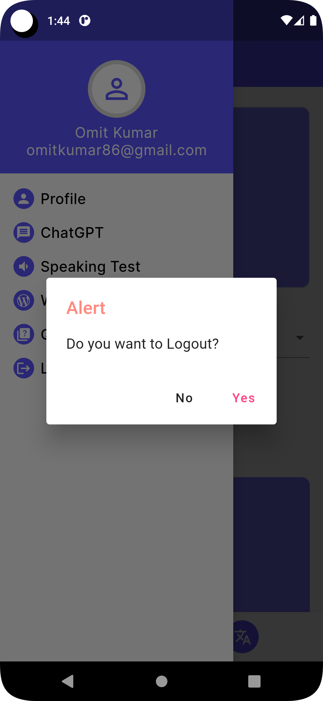 One Minute English | English Learning App with Admob and ChatGPT(Flutter App for Android & Ios ...