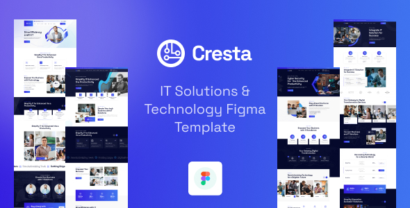 Cresta - IT Solutions & Technology Figma Template by ITcroc | ThemeForest