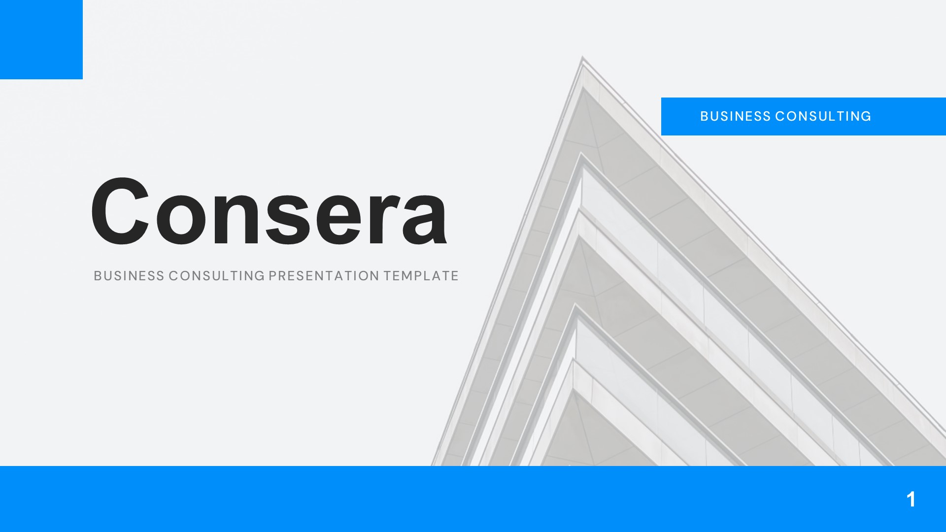 Consera – Business Consulting PowerPoint Template, Presentation Templates