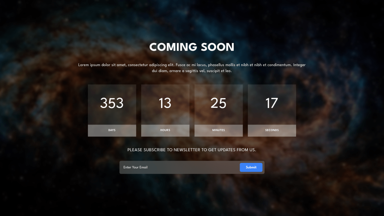 SoonX - Tailwind Coming Soon HTML Template by Getappui | CodeCanyon
