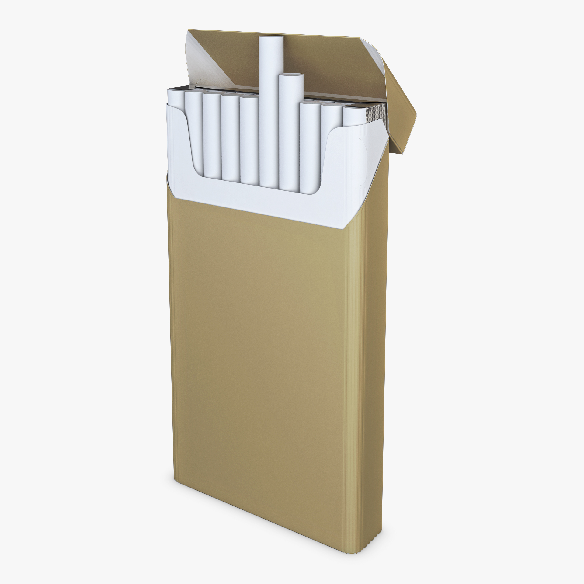 Cigarettes Pack Super Slims Opened M 1 by Zurel | 3DOcean