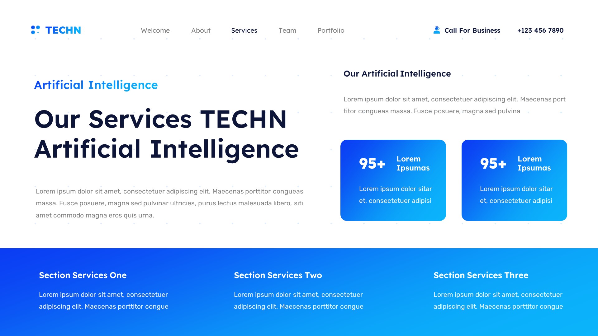 Techn - Artificial Intelligence Powerpoint Template, Presentation Templates