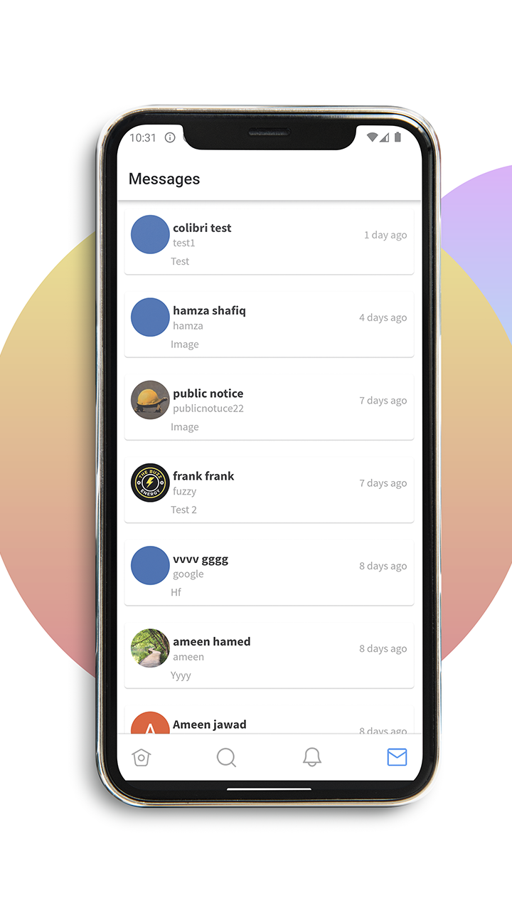 ColibriSM Flutter - For ColibriSM Social PHP Script by FlutterCrafters
