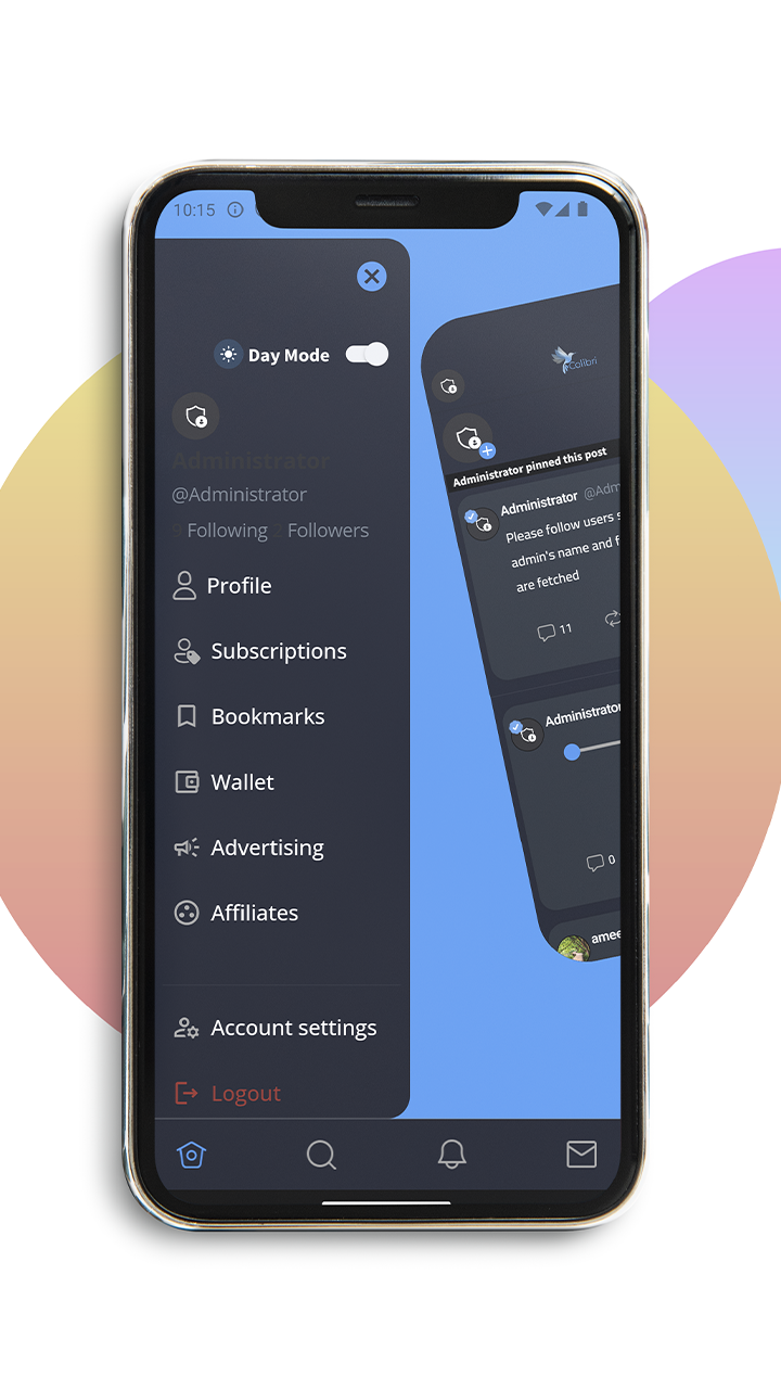 ColibriSM Flutter - For ColibriSM Social PHP Script by FlutterCrafters
