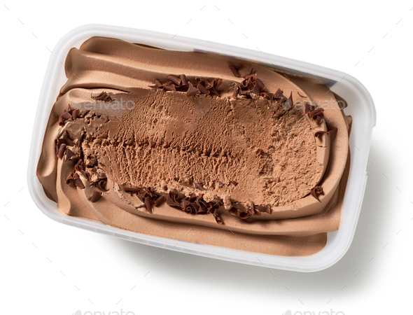 box of chocolate ice cream Stock Photo by magone | PhotoDune