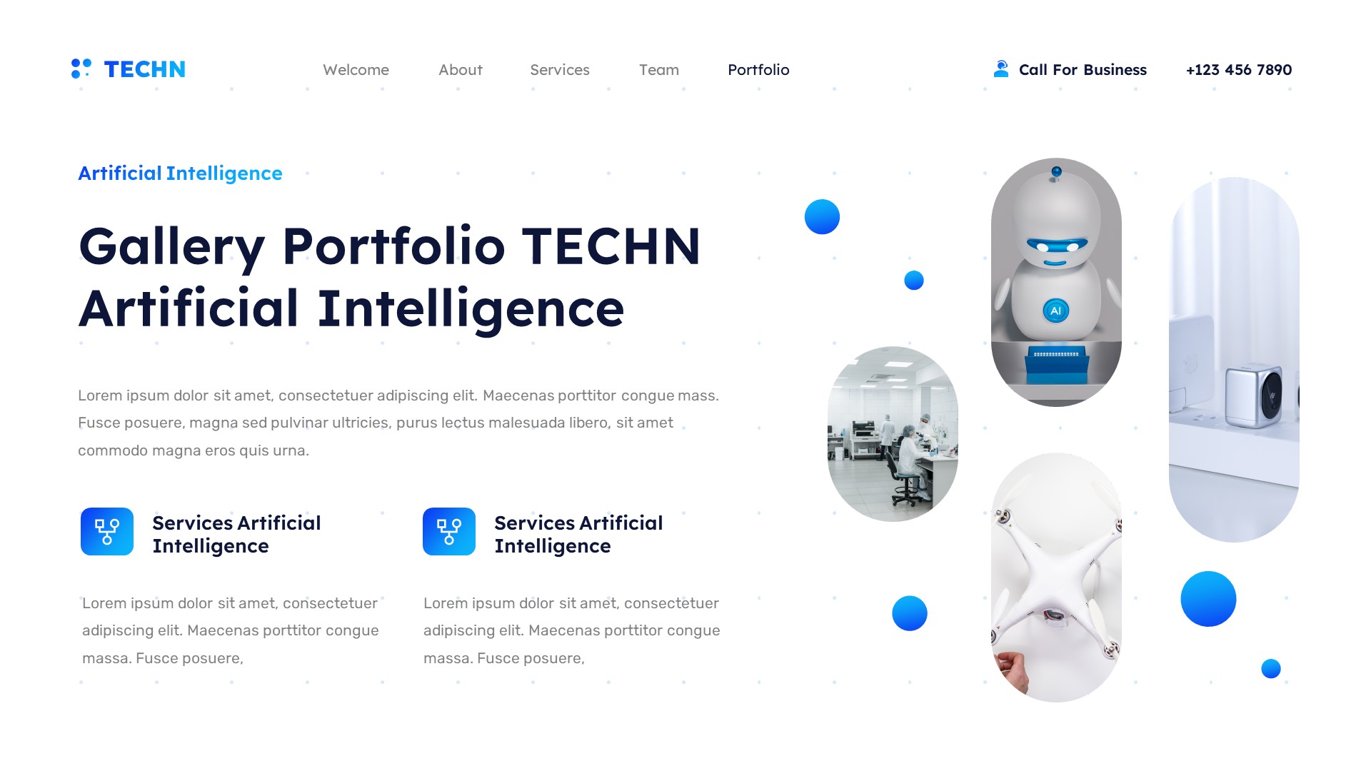 Techn - Artificial Intelligence Google Slides Template, Presentation ...