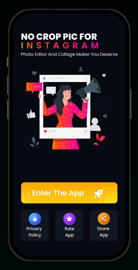 No Crop For Insta | Insta Crop | Android App | Admob by VocsyInfotech