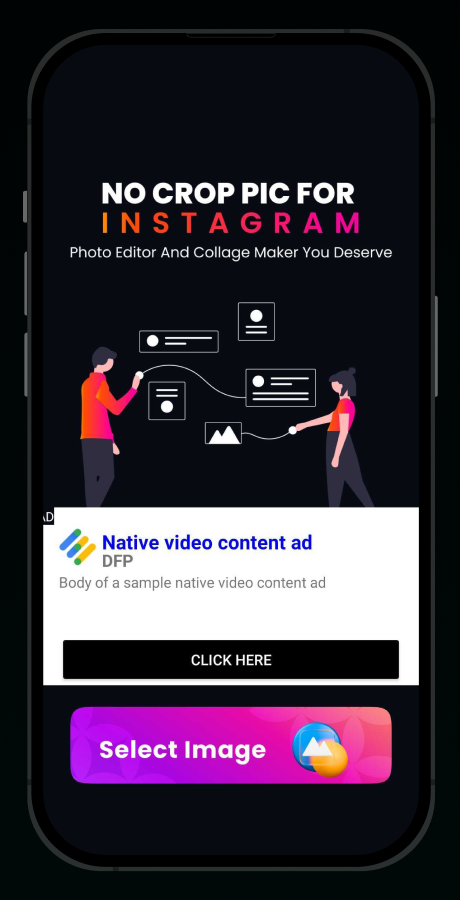 No Crop For Insta | Insta Crop | Android App | Admob by VocsyInfotech