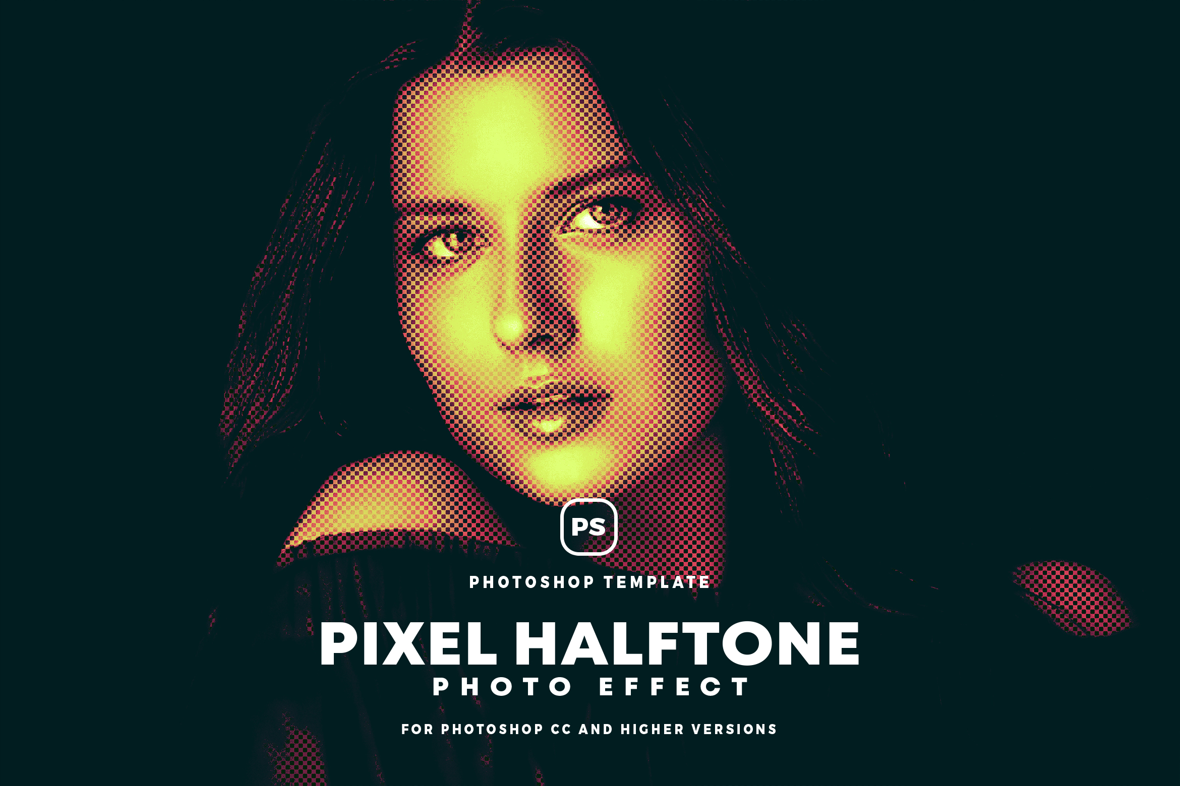 Pixel Halftone Photo Effect, Add-ons | GraphicRiver