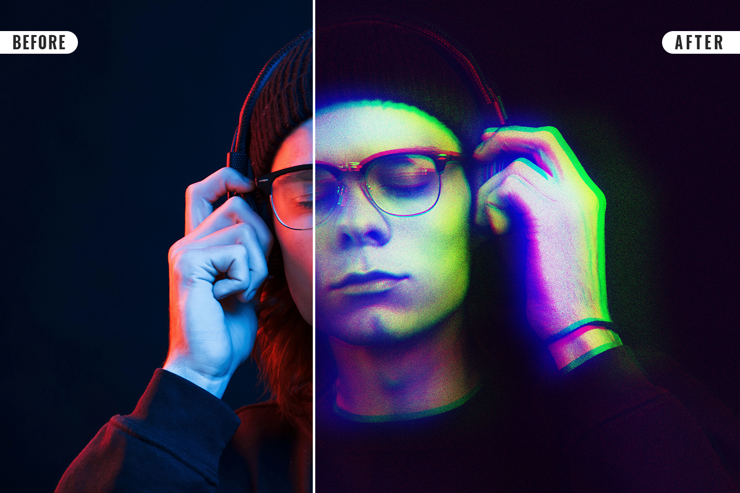 Future Glow Photo Effect, Add-ons | GraphicRiver