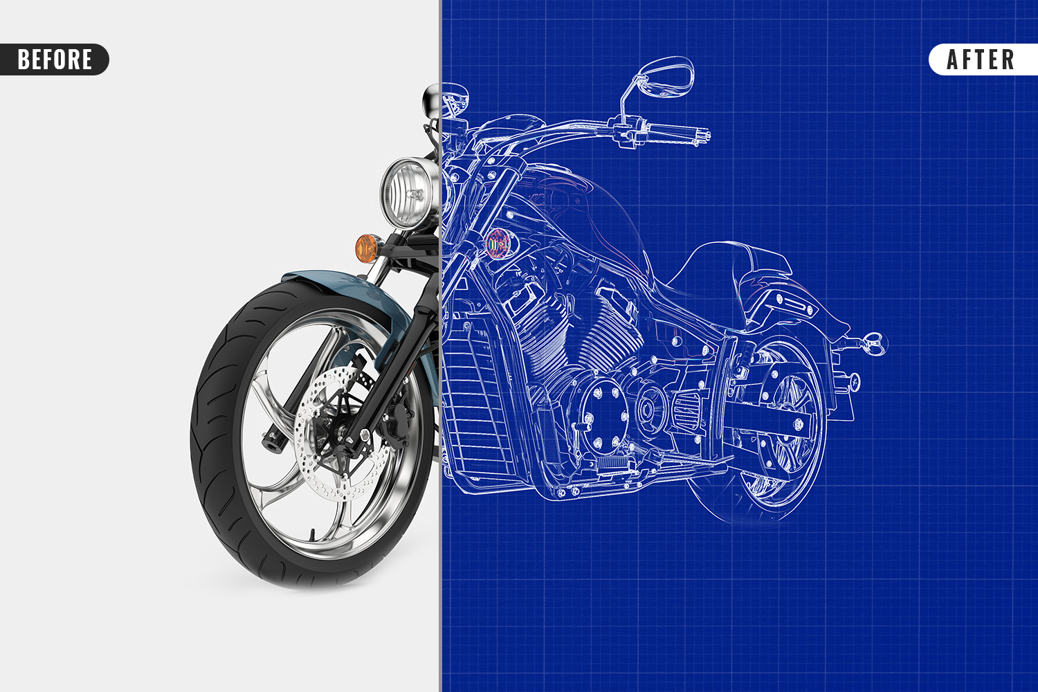 Blueprint Photo Effect, Add-ons | GraphicRiver