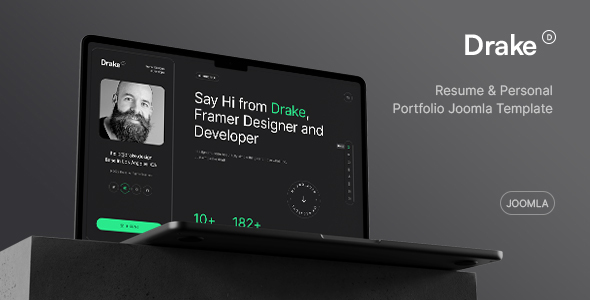 Drake - Personal Portfolio Joomla 4 Template by codelayers | ThemeForest