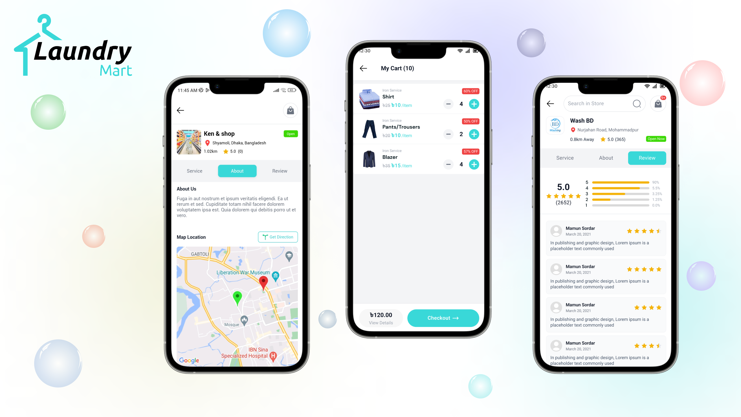 LaundryMart - Multi Vendor Laundry Booking App With Admin Panel by ...