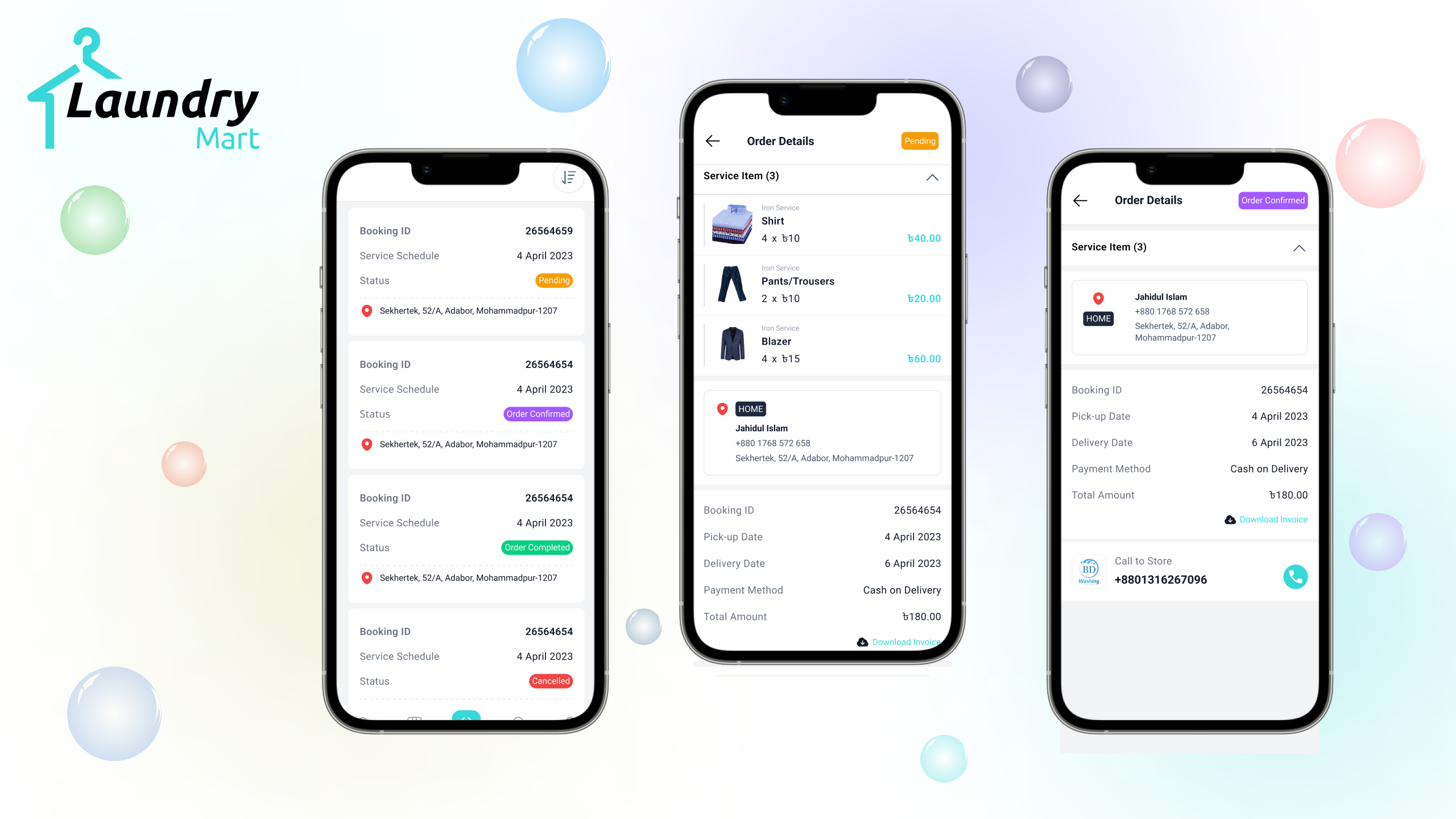 LaundryMart - Multi Vendor Laundry Booking App With Admin Panel by ...