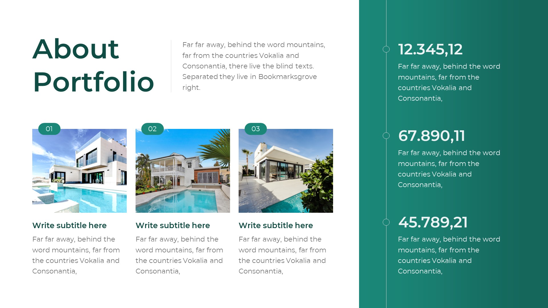 Luminance - Real Estate Powerpoint Template, Presentation Templates