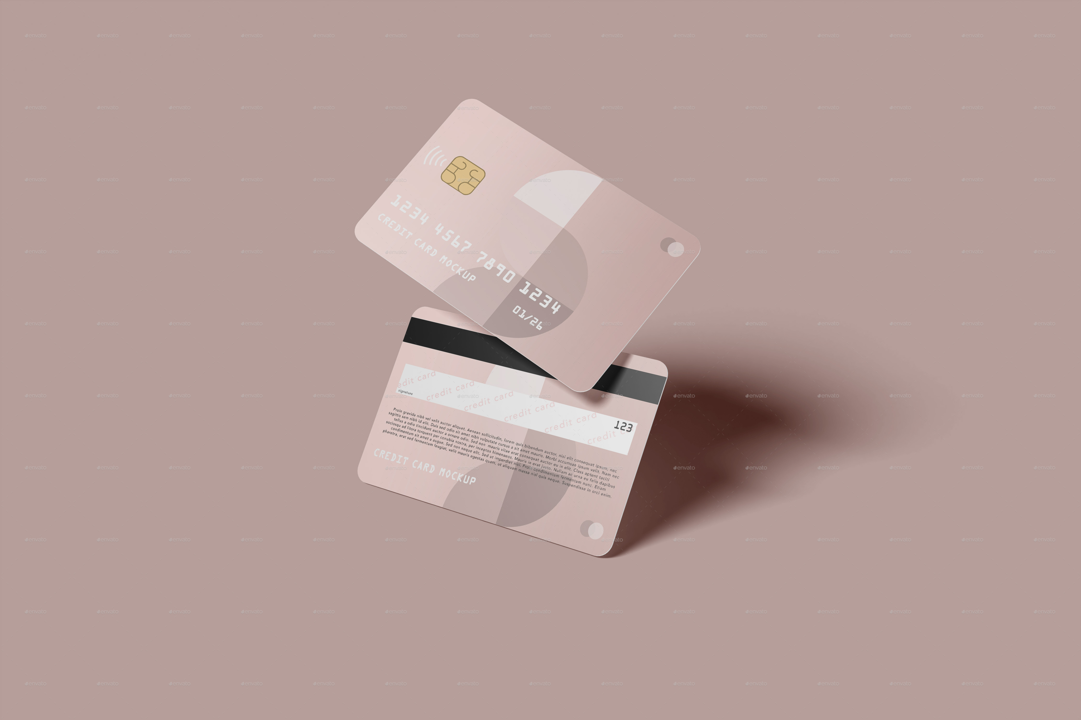Credit & Debit Card Mockup Set, Graphics | GraphicRiver
