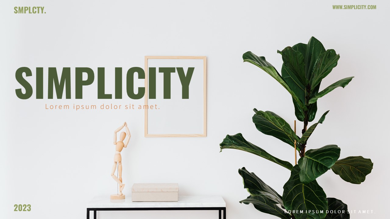 Simplicity - Modern & Creative Minimalist Multipurpose Powerpoint ...
