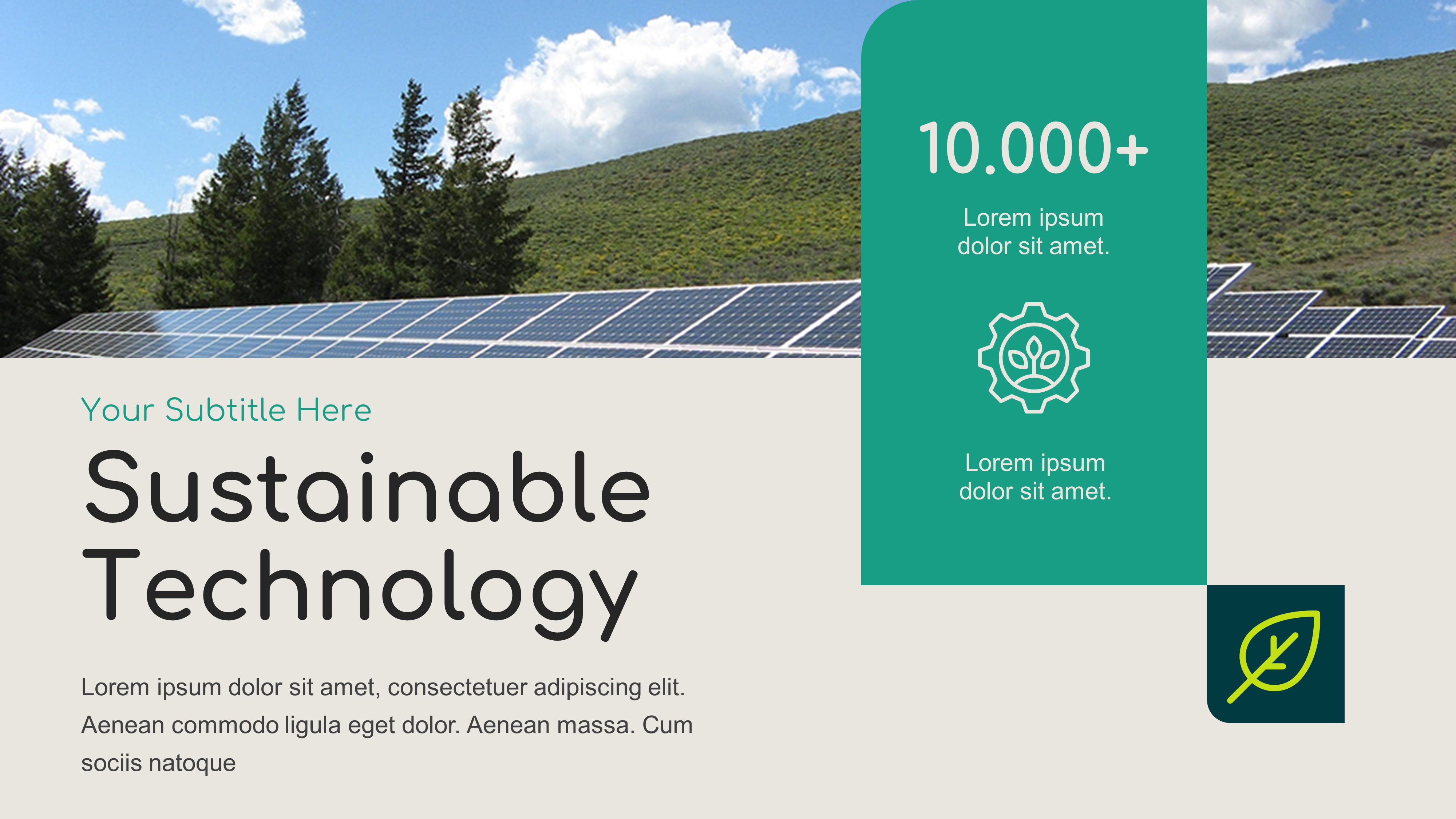 Sustainy - Sustainability Keynote Presentation Template, Presentation ...