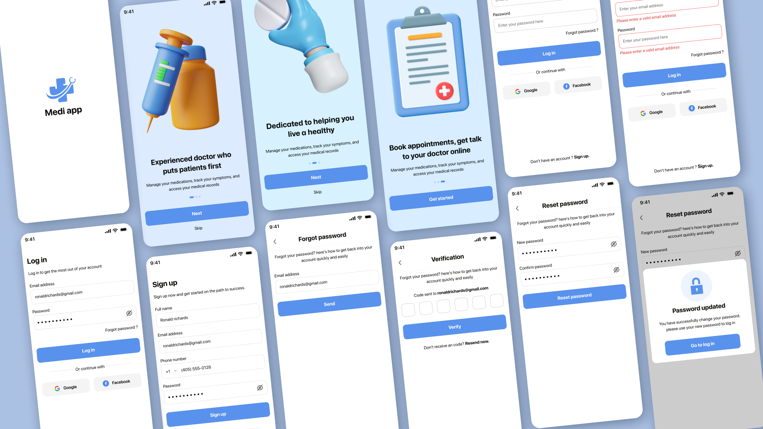 Medicare Pro template: Doctor Appointment booking app in Flutter ...