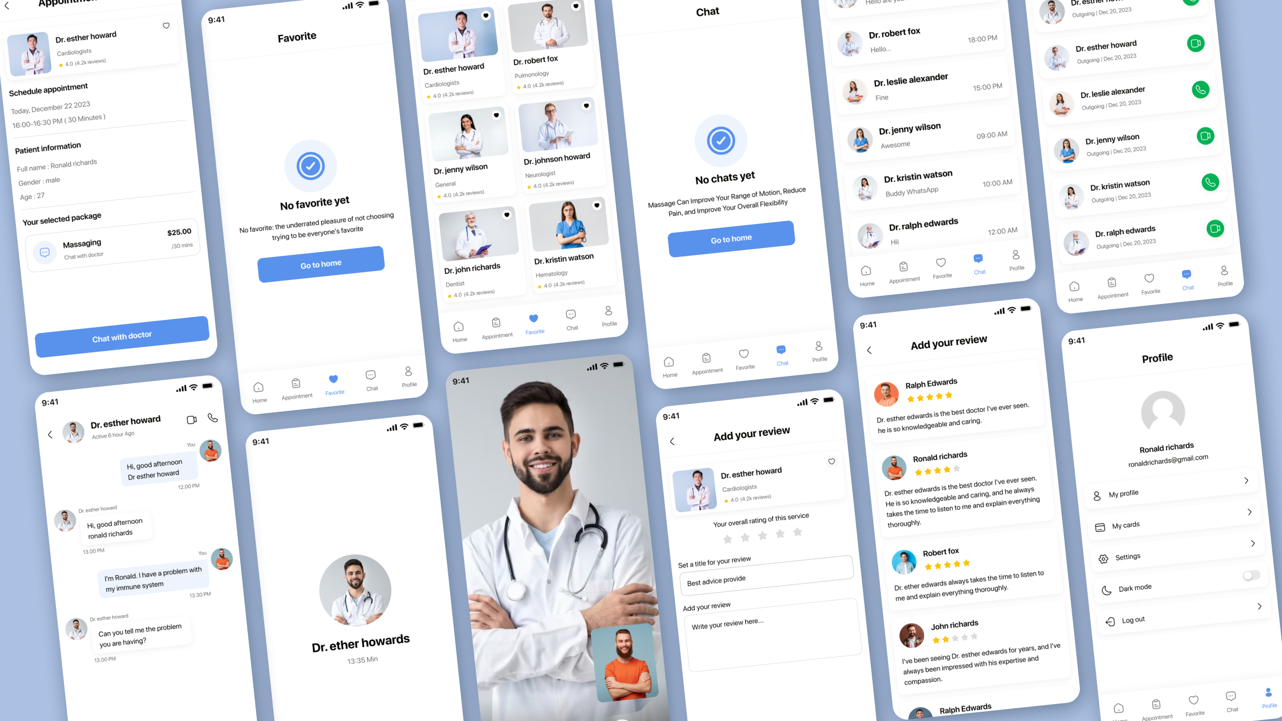 Medicare Pro template: Doctor Appointment booking app in Flutter ...